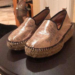 Andre Assous | Shoes | Gold Espadrille | Poshmark